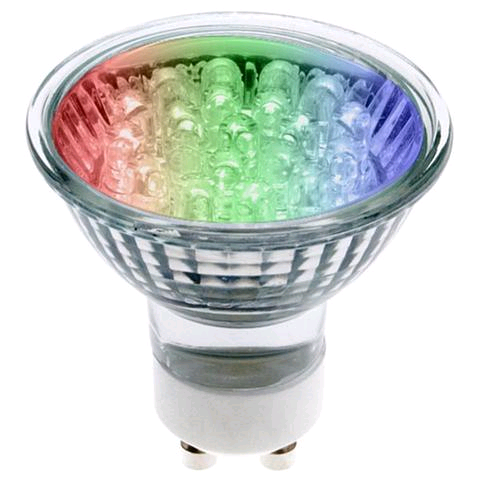 Deltech 1.5w Tri Colour LED GU10 | J Harries Ltd