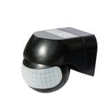 KSR External PIR Sensor IP44 with Corner Mount Black | J Harries Ltd
