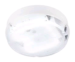 Saxby 2D 28W HF IP65 Pluto White Prismatic Fitting | J Harries Ltd