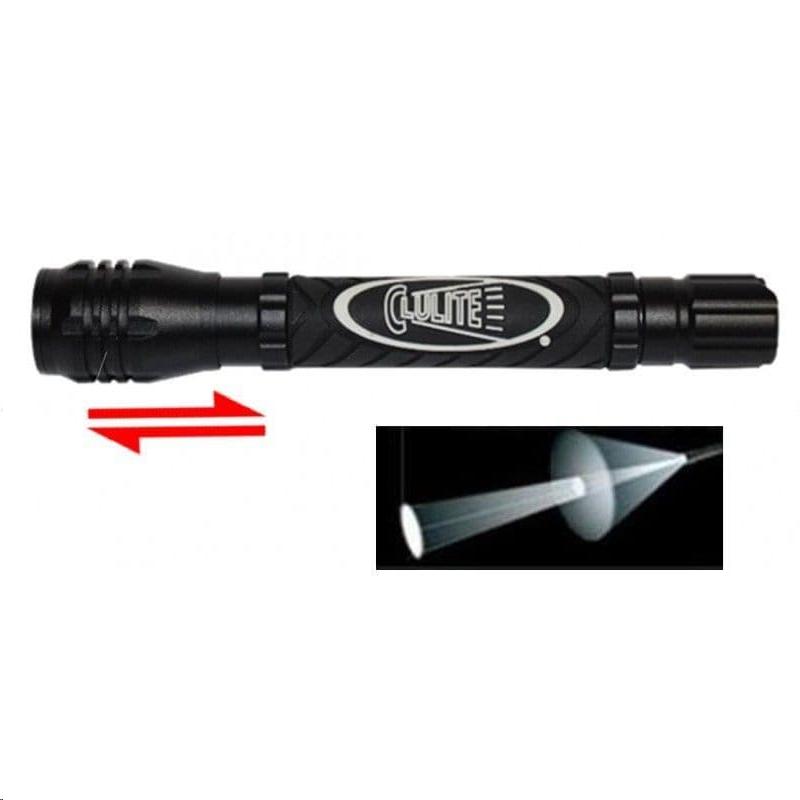 Clulite Adjust-a-Beam Torch 2 x AA Batteries CREE LED 220Lmns | J ...